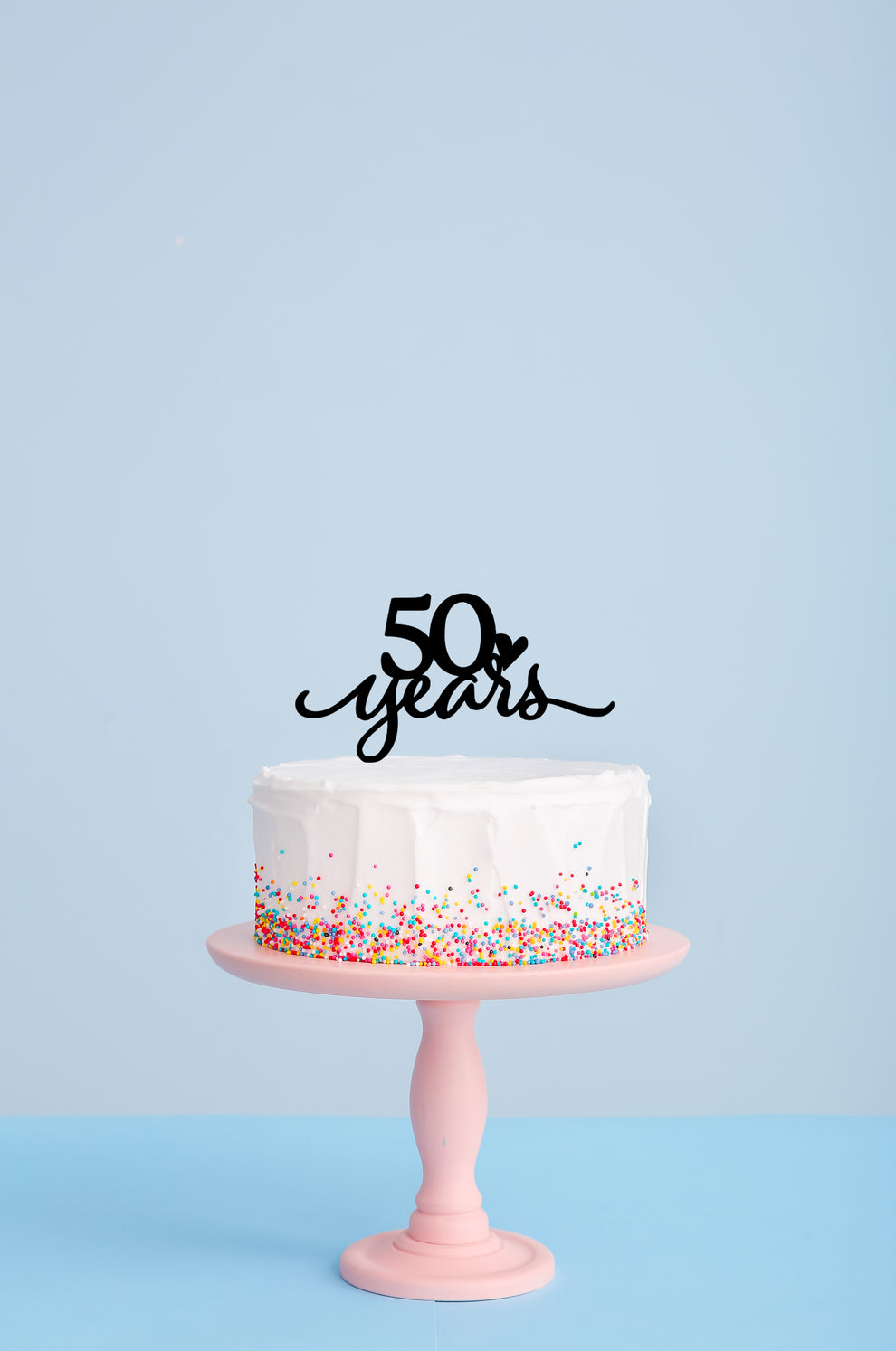 Wedding Anniversary Cake Topper - Personalised Years – Cake Topper Co