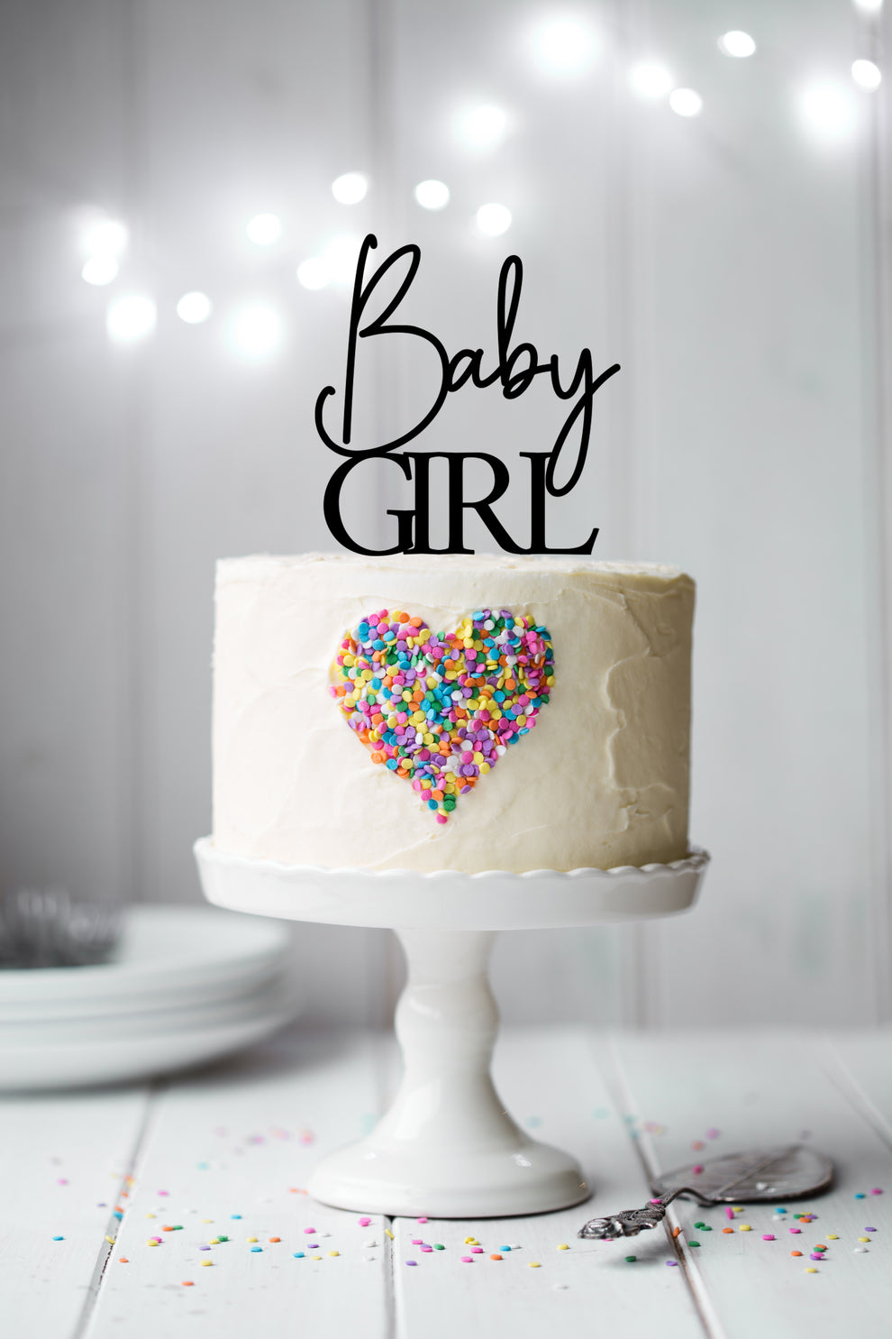 Baby Girl Cake Topper – Cake Topper Co