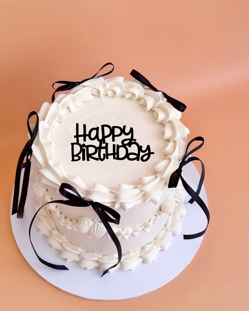 Happy Birthday Cake Charm - 3 Pack (style 2) – Cake Topper Co