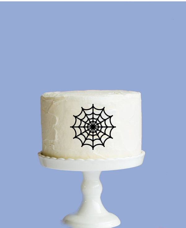 Spiderweb Cake Charm / Cupcake Topper – Cake Topper Co