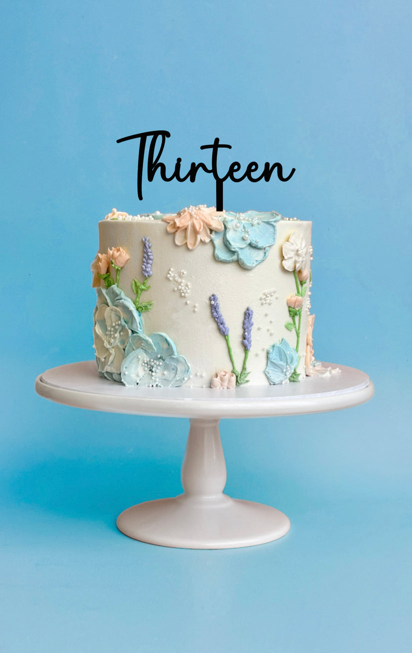 Number Cake Topper - Word – Cake Topper Co